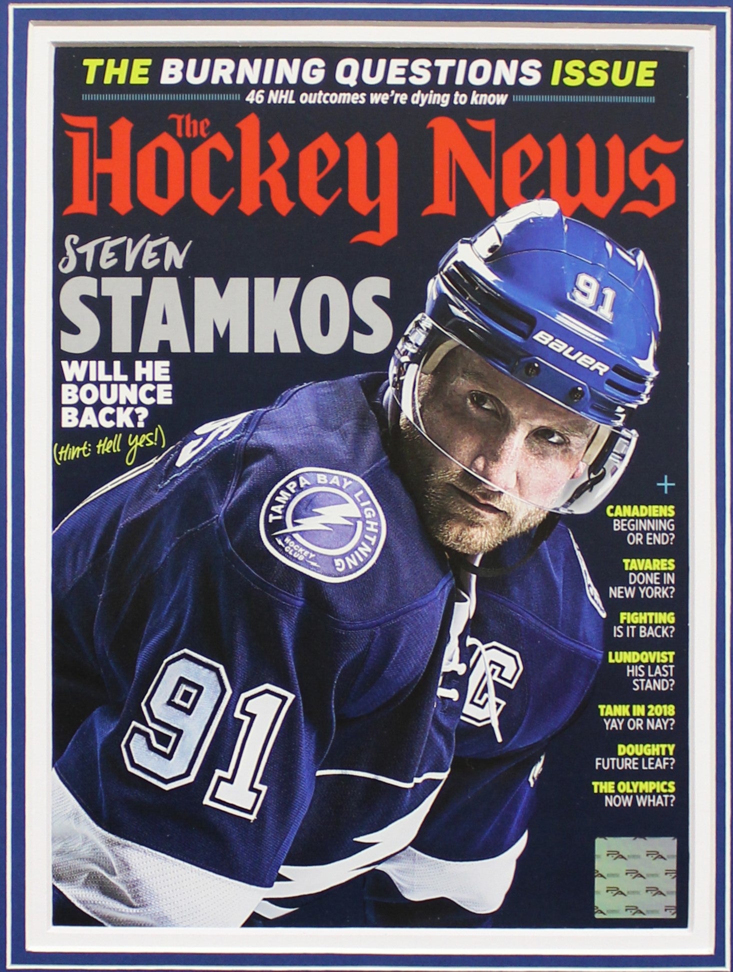 Framed Covers – The Hockey News